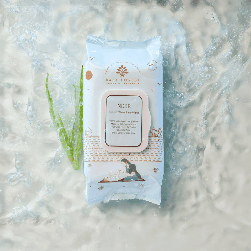 Buy Baby forest Neer 99.9% Water Baby Wipes - Set of 4 Online (4 Pack ...