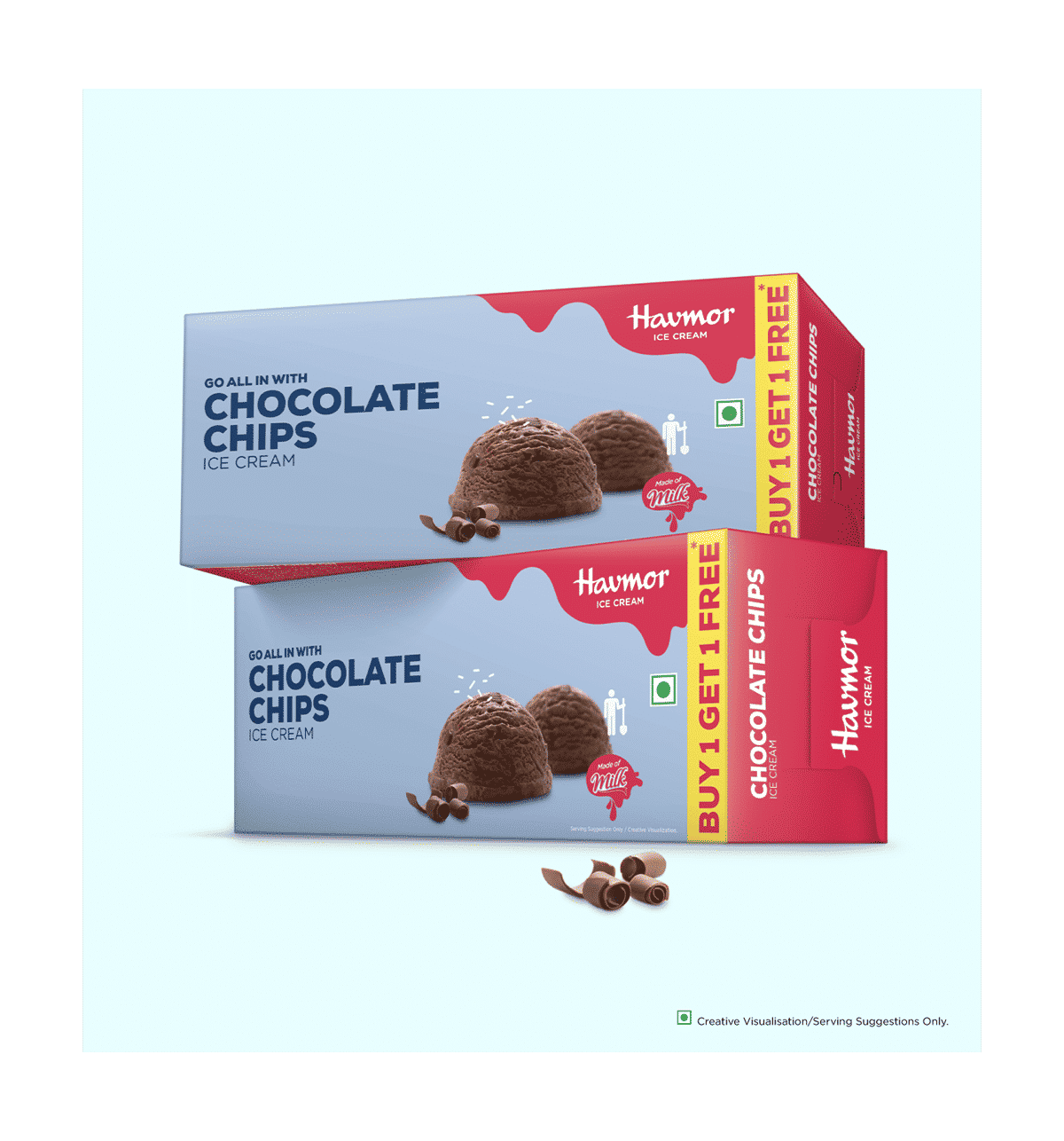 Buy Havmor Chocolate Chips [Combo] 700+700 [1+1] Pack Online () At Best ...
