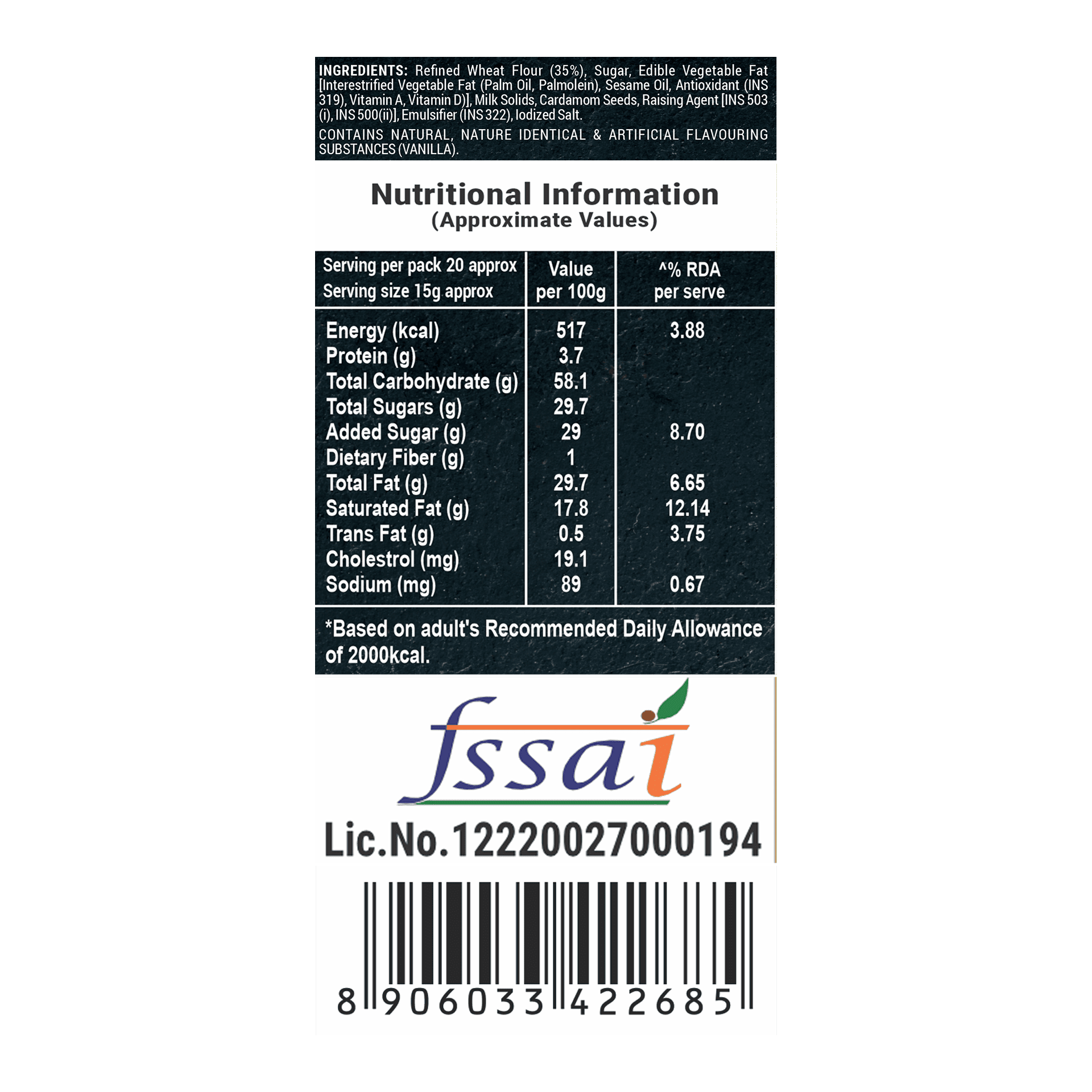 Buy KANHA Nankhatai Cookies Online () At Best Price