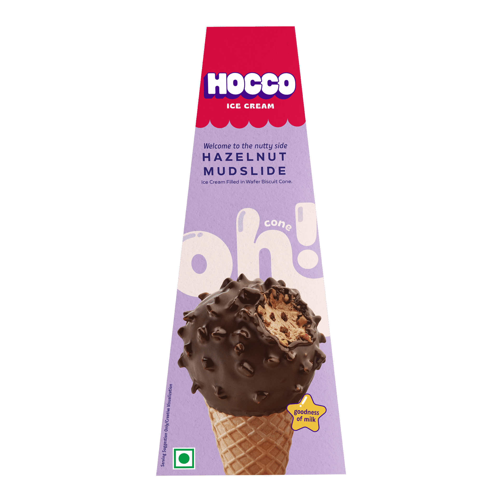 Buy Hocco Hazelnut Mudslide Cone Ice Cream Online () At Best Price