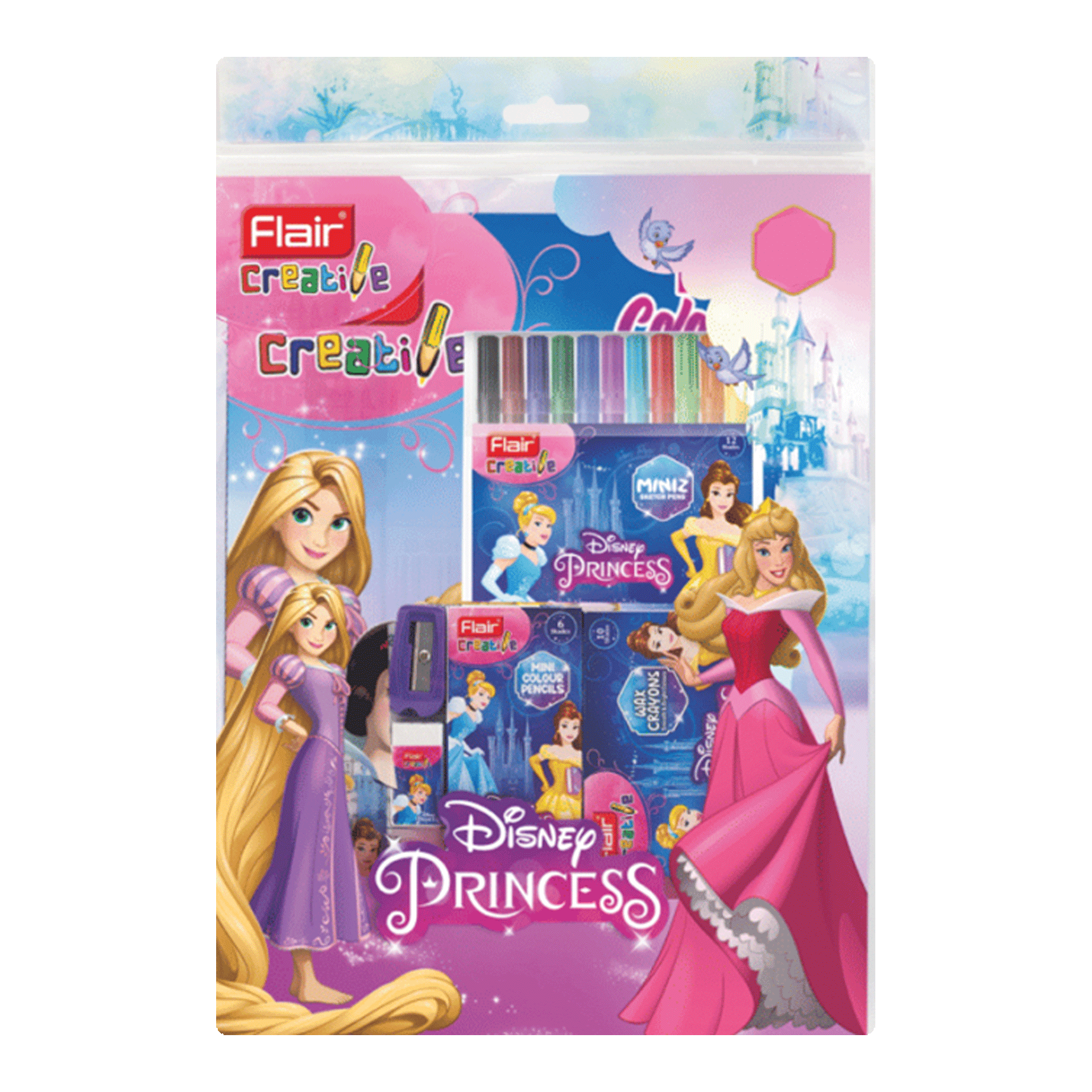 Buy Flair Creative Disney Princes Super Kit | Princess Theme | Pack of ...