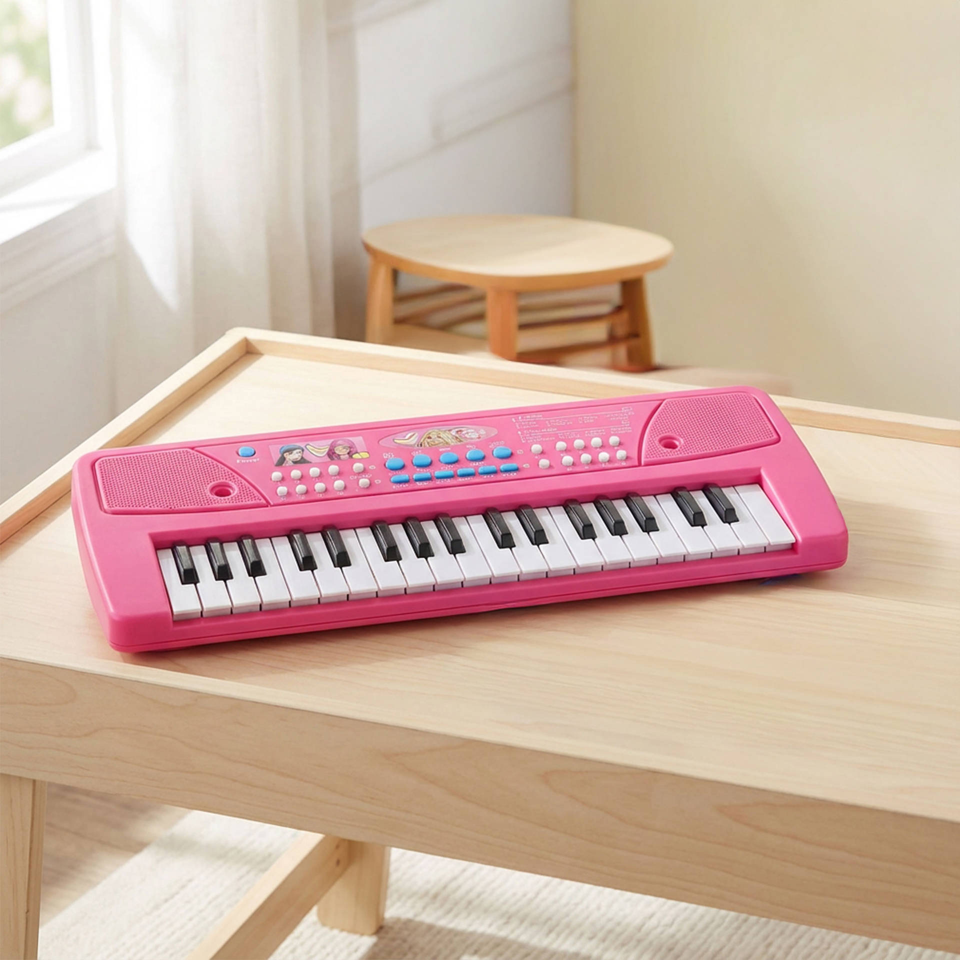 Buy Kriiddaank Mattel Barbie Keyboard Piano-Interactive Sounds ...