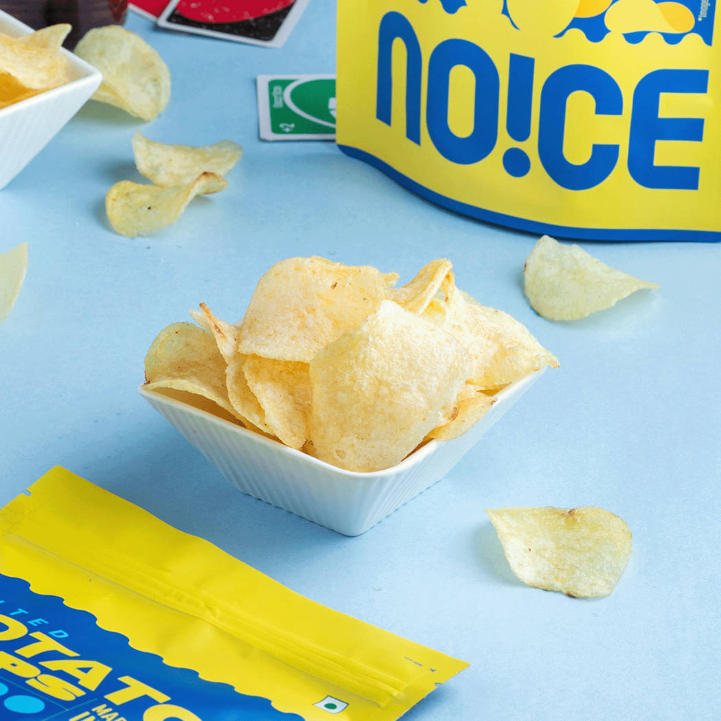 Buy NOICE Salted Potato Hot Chips (Homestyle Wafer Snacks) Online () At ...
