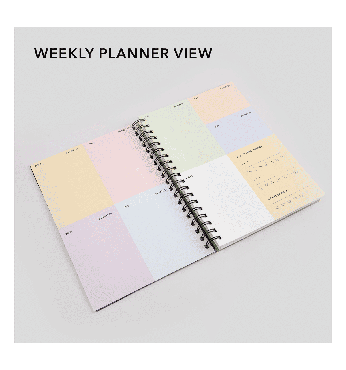 Buy Tiger Notes TN 2026 Weekly Planner W1 (Stripes) Online () At Best Price