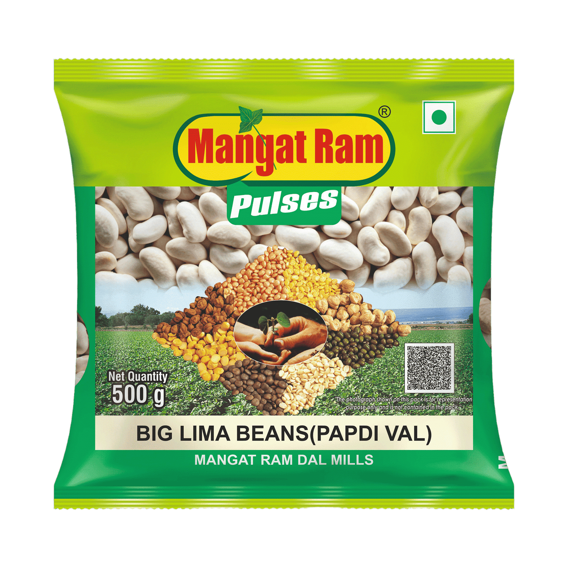 Buy Mangat Ram Big Lima Beans (Papdi Val) Online () At Best Price