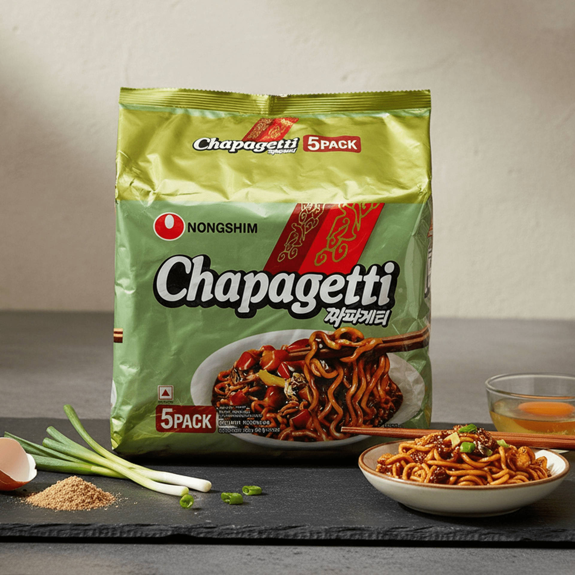 Buy Nongshim Chapagetti Noodles (5 in 1) 700g Online (700 g) At Best Price