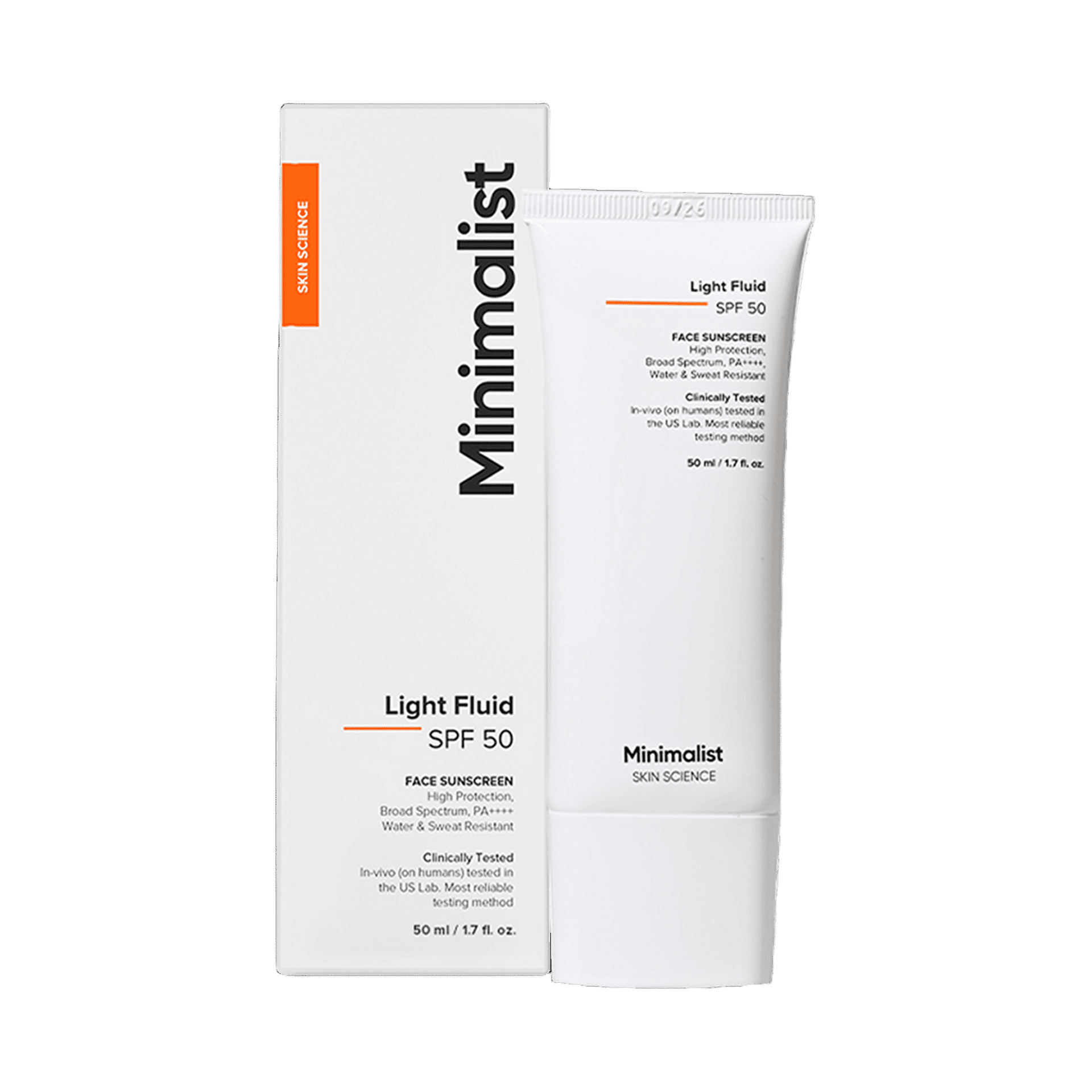 Buy Minimalist Light Fluid SPF 50 Face Sunscreen Online (50 ml) At Best ...