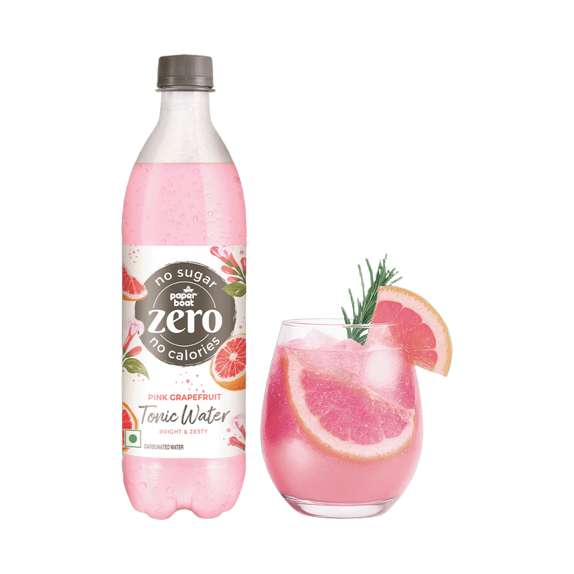 Buy Paper Boat Zero Sugar Grapefruit Tonic Water Online (600 ml) At ...