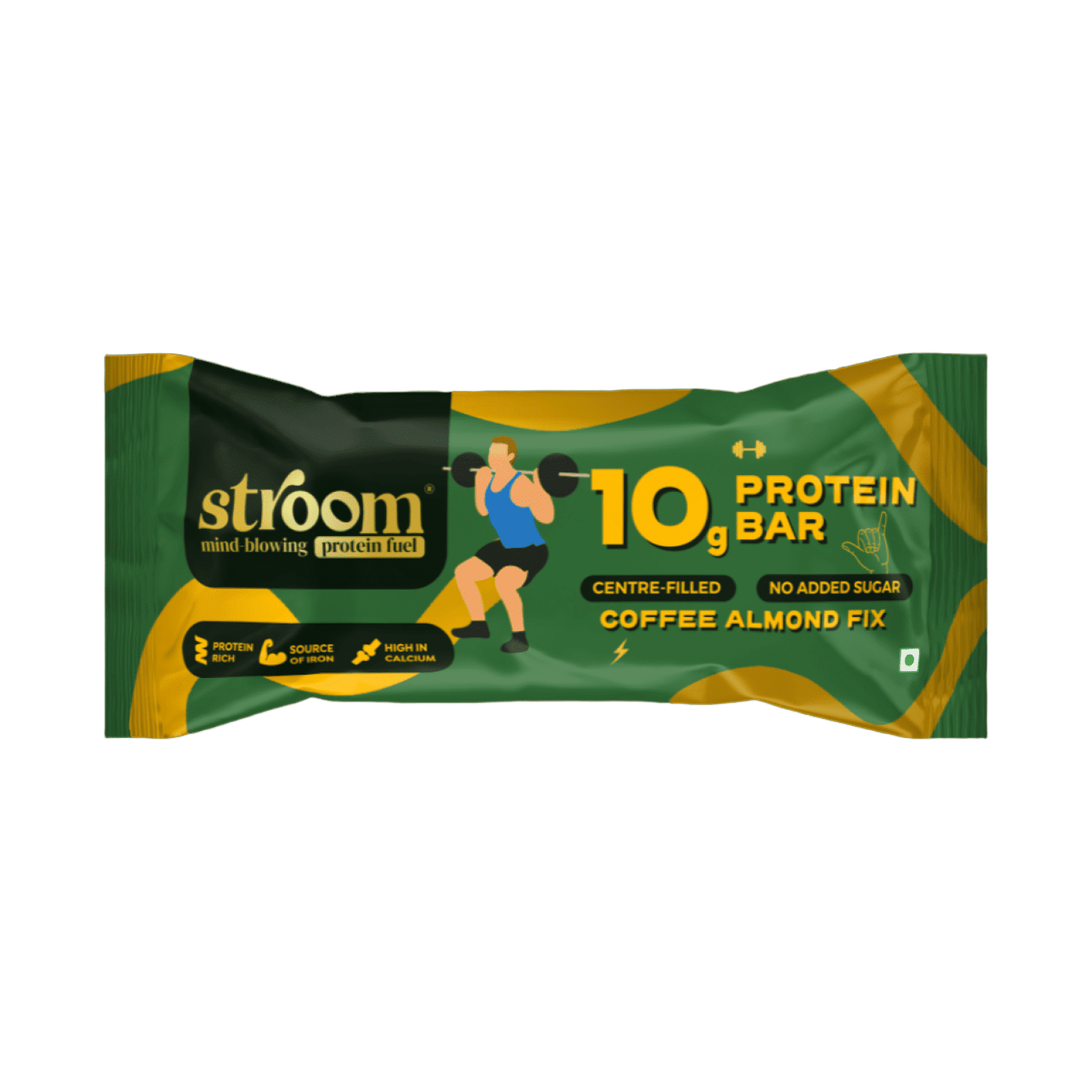 Buy Stroom 10G Protein Bar - Coffee Almond Fix Online (45 g) At Best Price