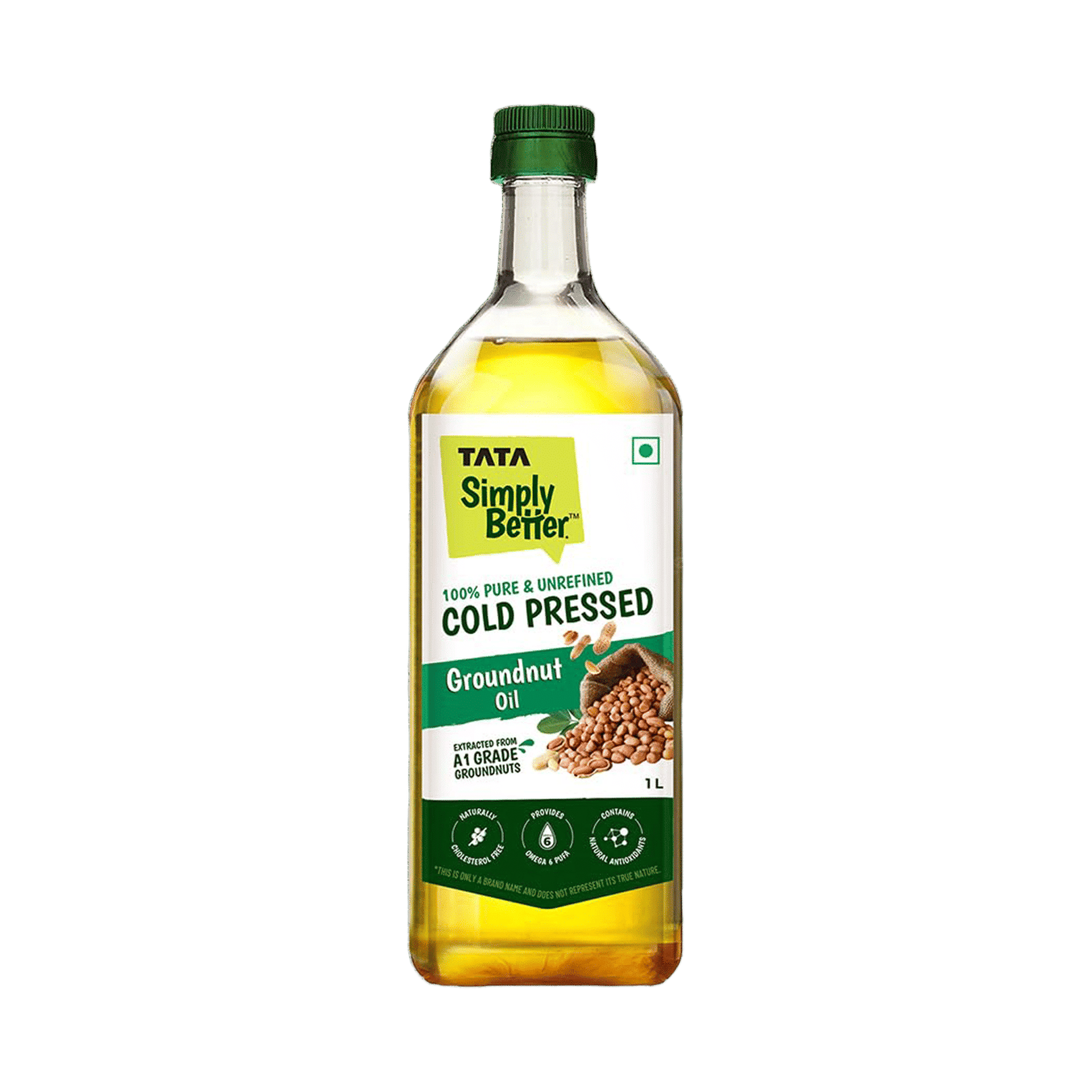 Buy Tata Simply Better Cold Pressed Groundnut Oil, Pure and Unrefined ...