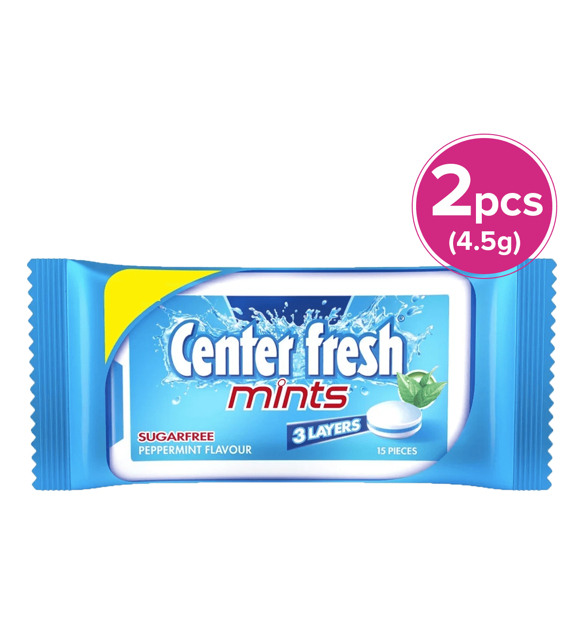 Buy Center Fresh Mints Sugarfree Peppermint Mint Online (2 pieces) At ...