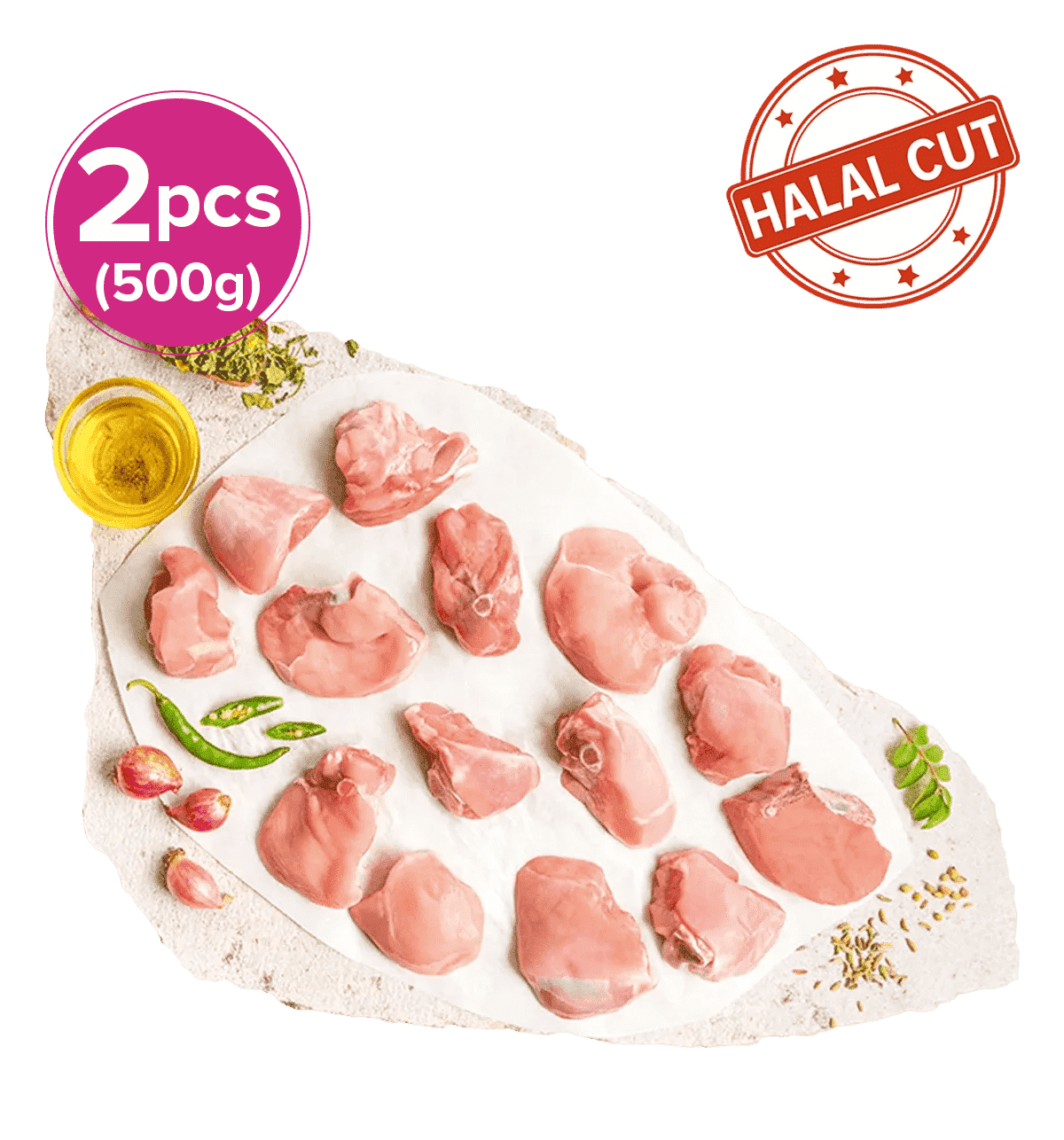 Buy Nandus Chicken Curry Cut - Skinless Online (2 pieces) At Best Price