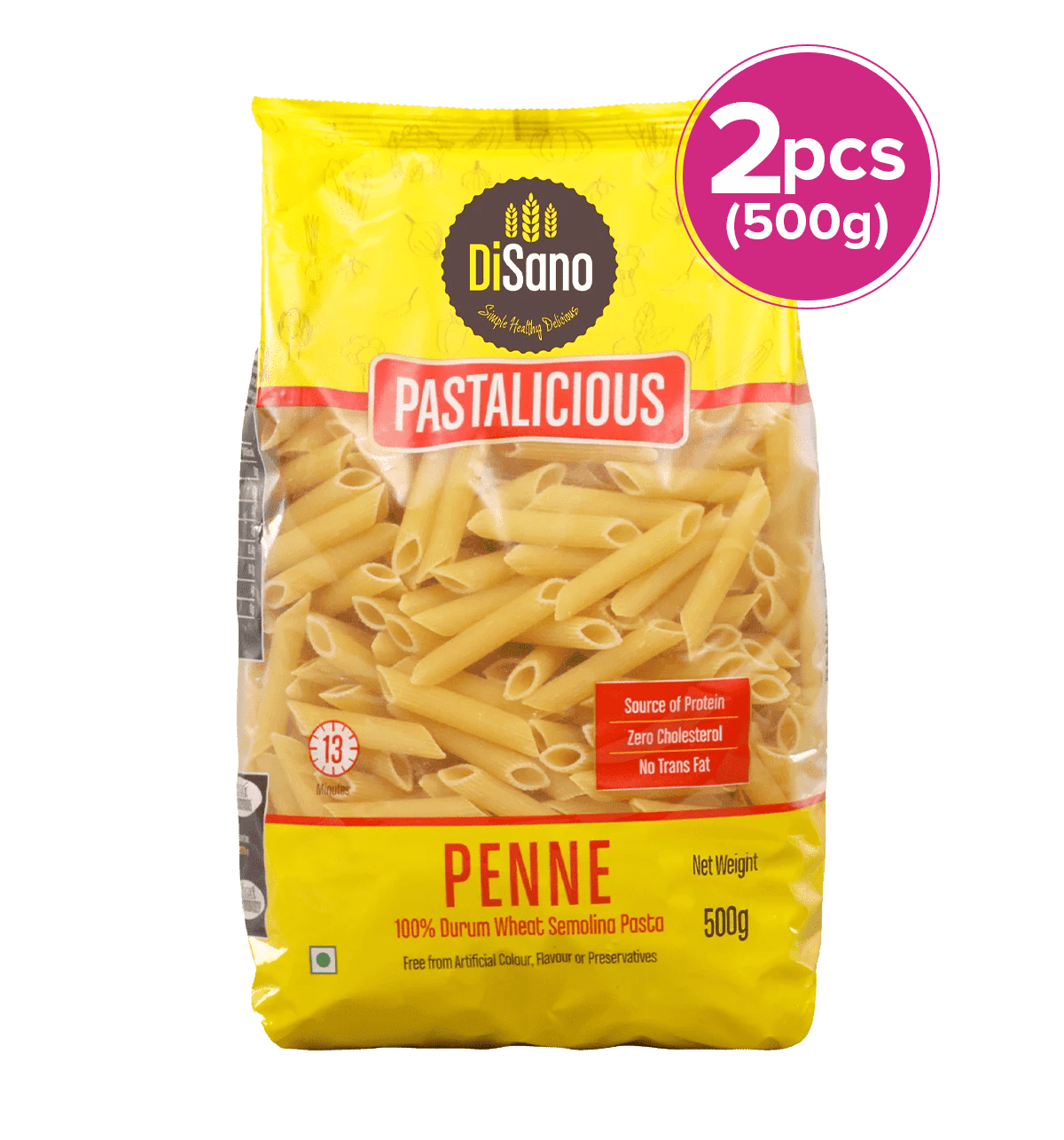 Buy Disano Disano Penne Pasta 100% Durum Wheat 2 pieces Online At Rs ...