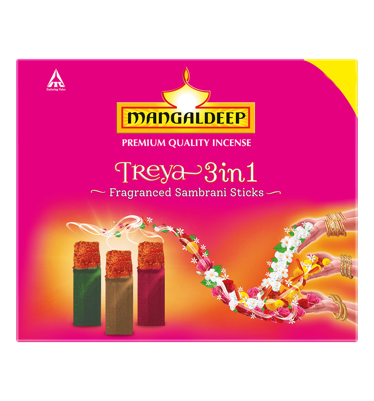 Buy Mangaldeep Mangaldeep Treya Sambrani Sticks - Fragrances Sambrani ...
