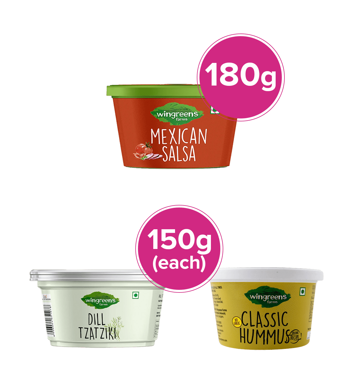 Buy Wingreens Wingreens Party combo - Classic Hummus, Mexican Salsa ...