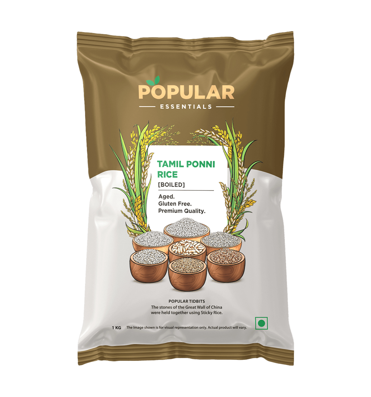 Buy Popular Essentials Popular Essentials Tamil Ponni Boiled Rice 1 kg ...