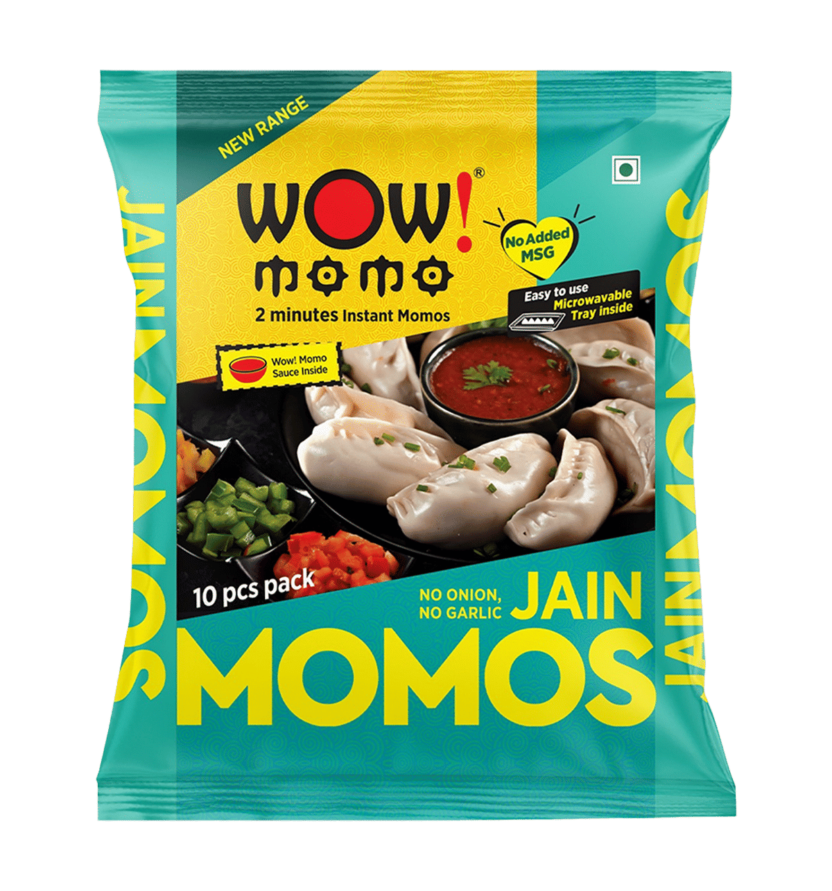 Buy Wow! Momo Wow! Momo Jain Momos No Onion No Garlic 2 pieces Online ...