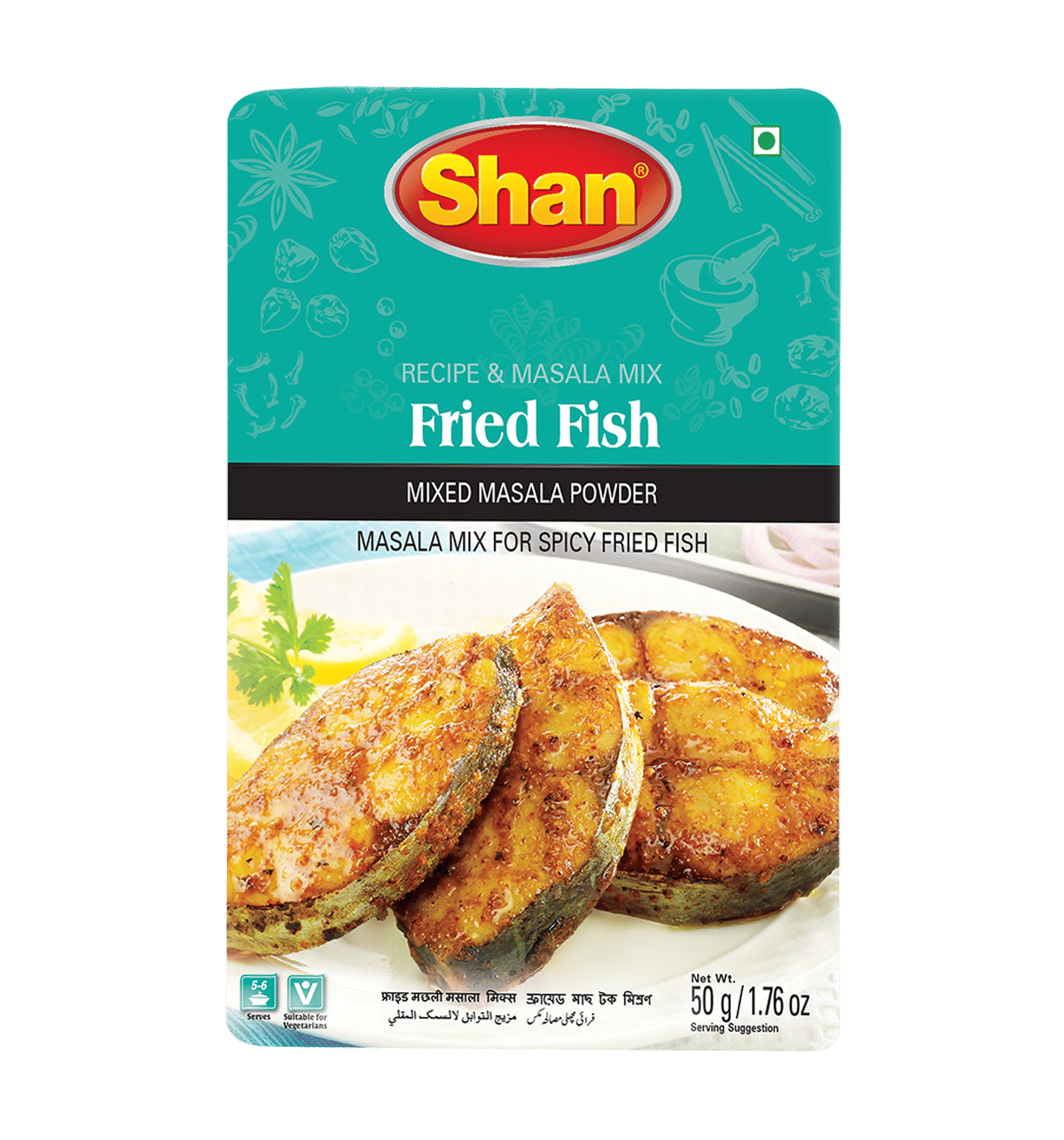 Buy Shan Shan Fried Fish Masala 50 g Online At Rs. 90 | Instant Delivery