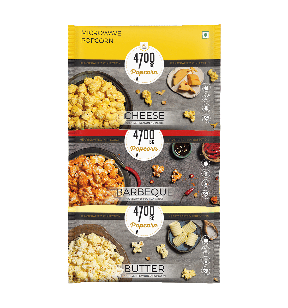 Buy 4700Bc Microwave Cheese Butter & Bbq Popcorn Combo 1 combo Online ...
