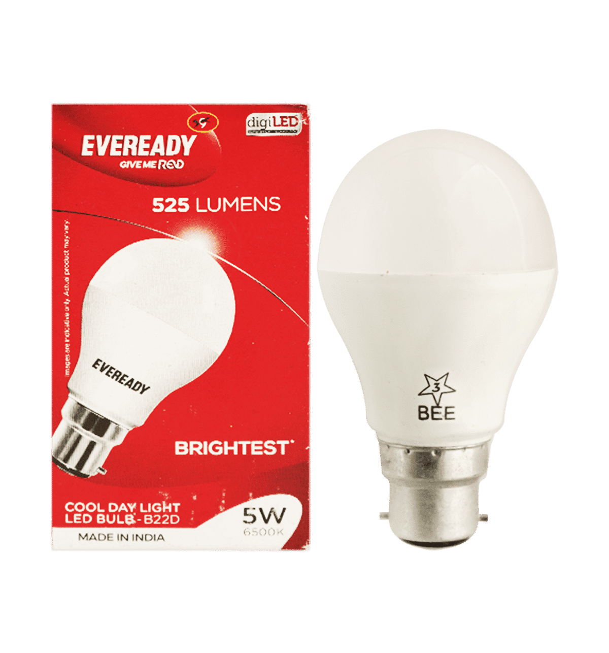 Buy Eveready Eveready LED Bulb(5W), Bright Illumination, Energy ...