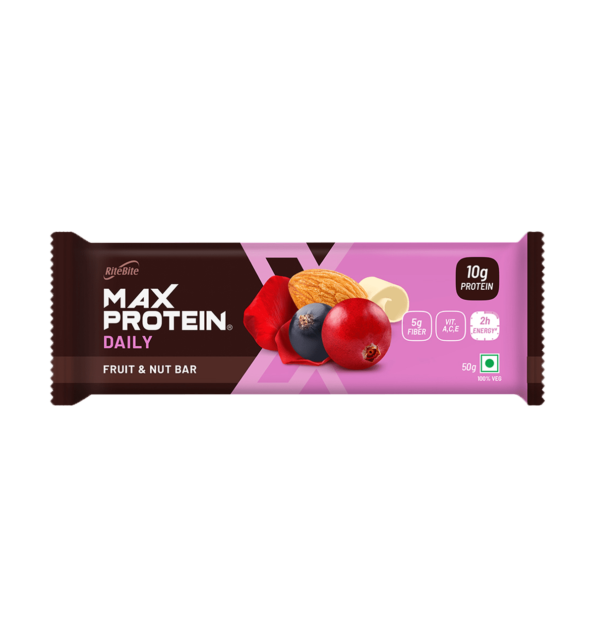 Buy Ritebite Max Protein Ritebite Max Protein Bar Fruit & Nut Daily ...