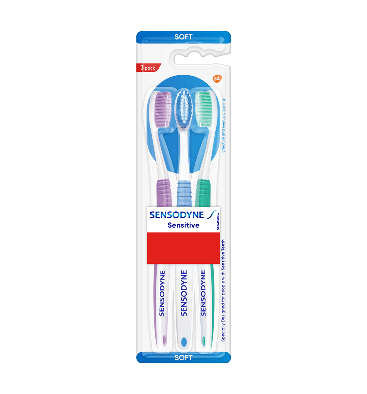 Buy Sensodyne Sensodyne Sensitive Soft Toothbrush 2 pieces Online At Rs ...