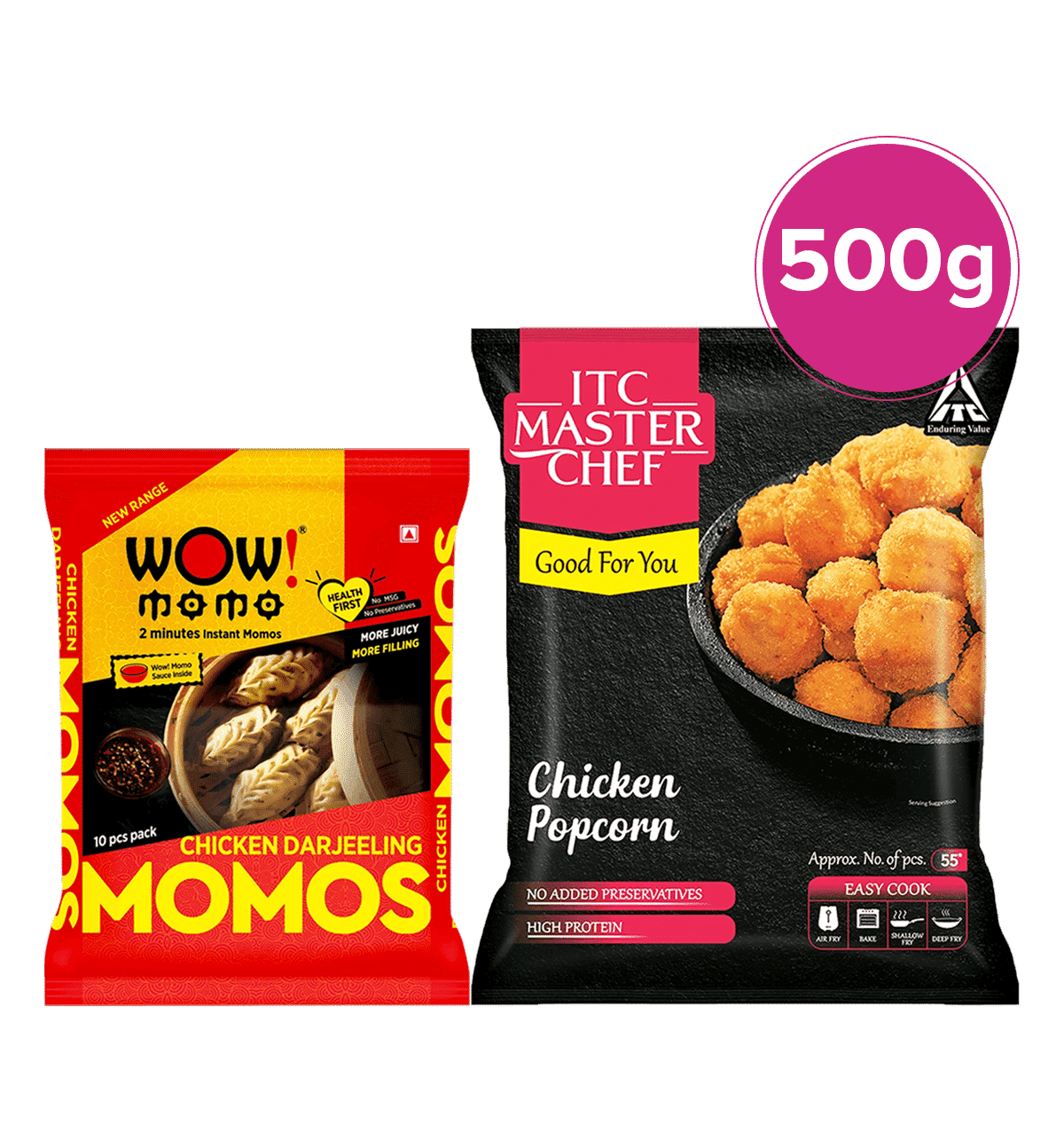 Buy Wow! Momo Wow! Chicken Darjeeling Momos & Master Chef Chicken Pop ...