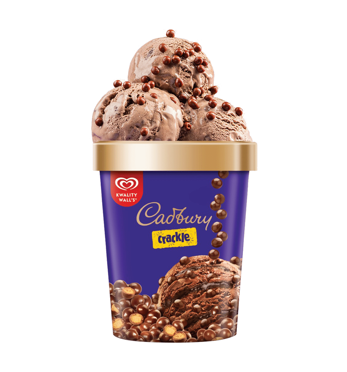Buy Kwality Wall's Kwality Wall's Cadbury Crackle Frozen Dessert Tub 2 ...