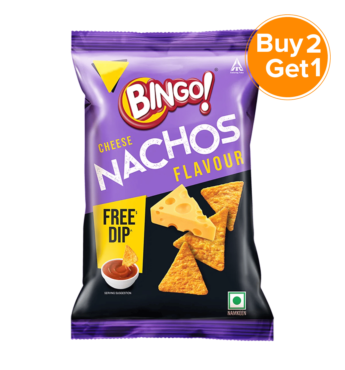 Buy Bingo Cheese Nachos Online (3 pieces) At Best Price