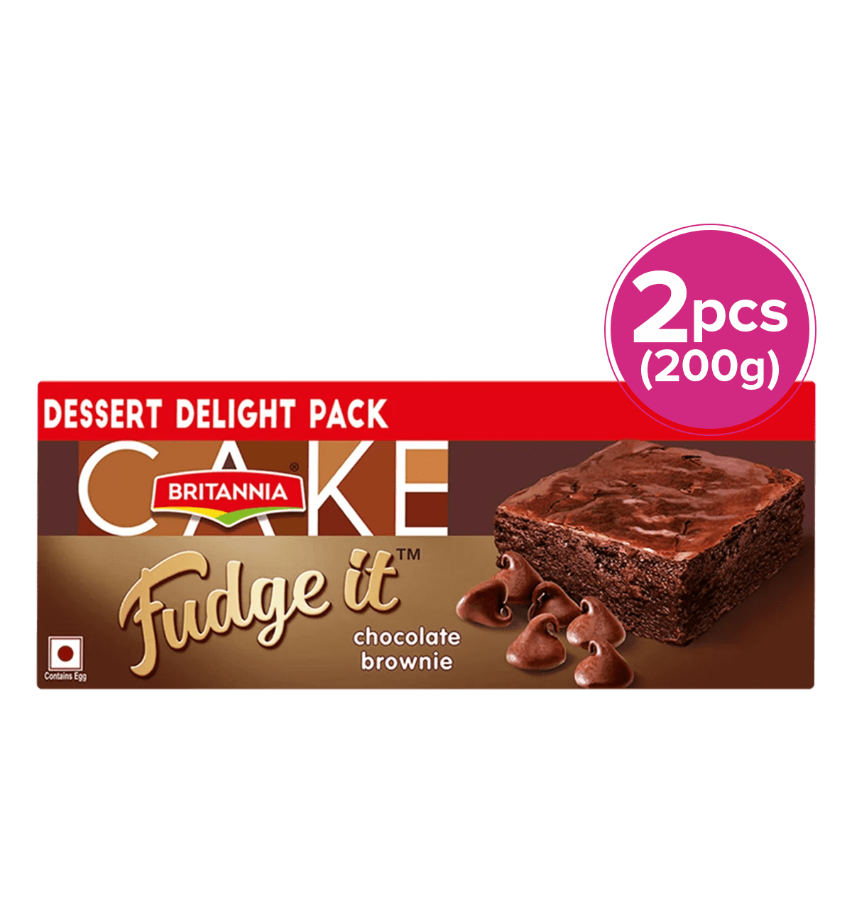 Buy Britannia Britannia Fudge It Chocolate Brownie Cake 240 g Online At ...