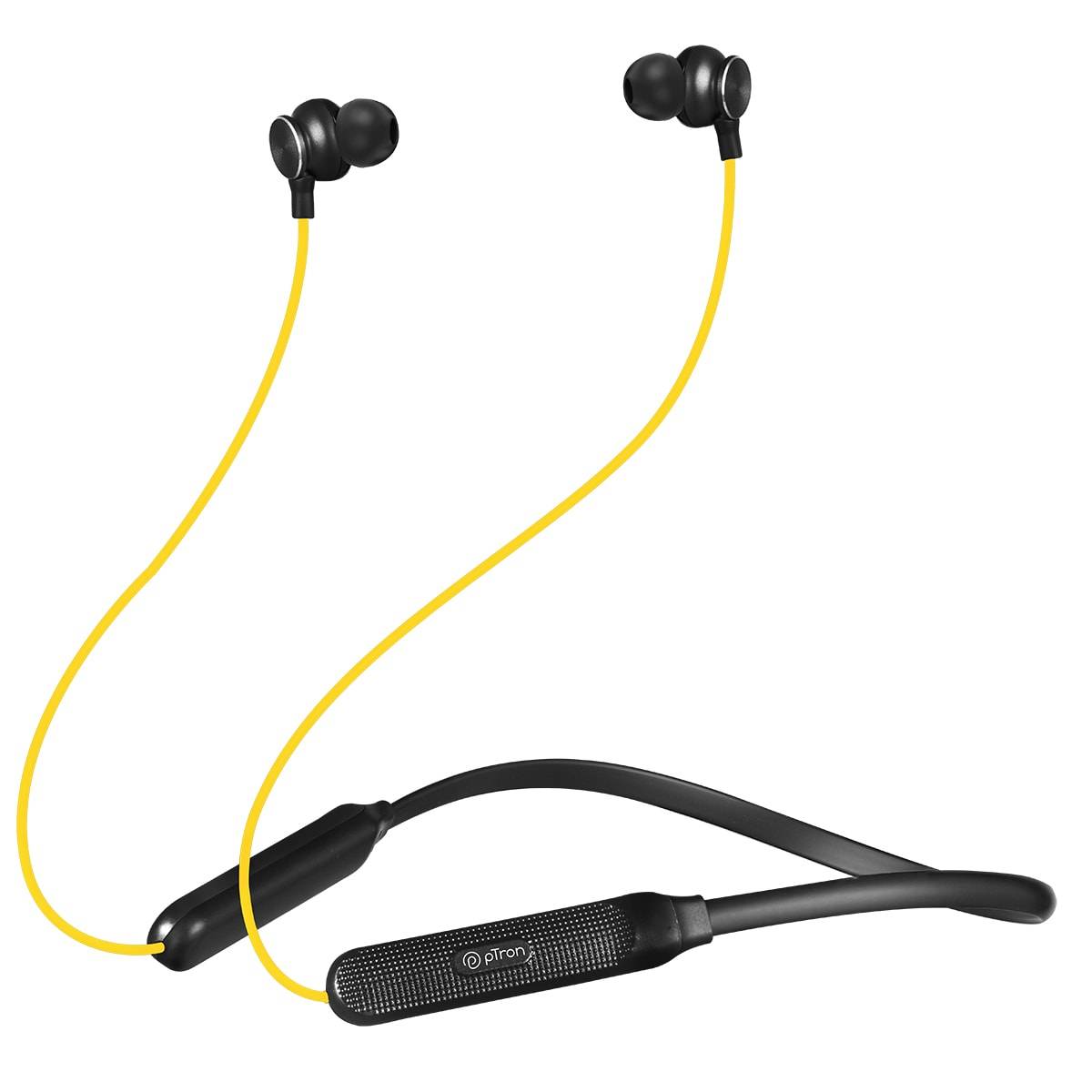 Buy pTron pTron Tangent Duo In-Ear Bluetooth Neckband With Mic, 24 Hrs ...