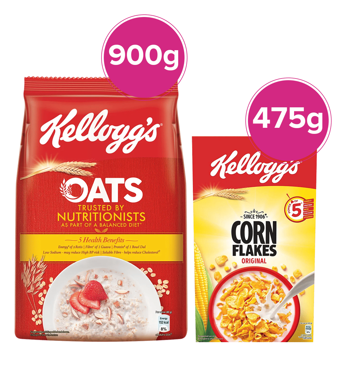 Buy Kellogg's Kellogg's Oats, Cornflakes 1 combo Online At Rs. 385 ...