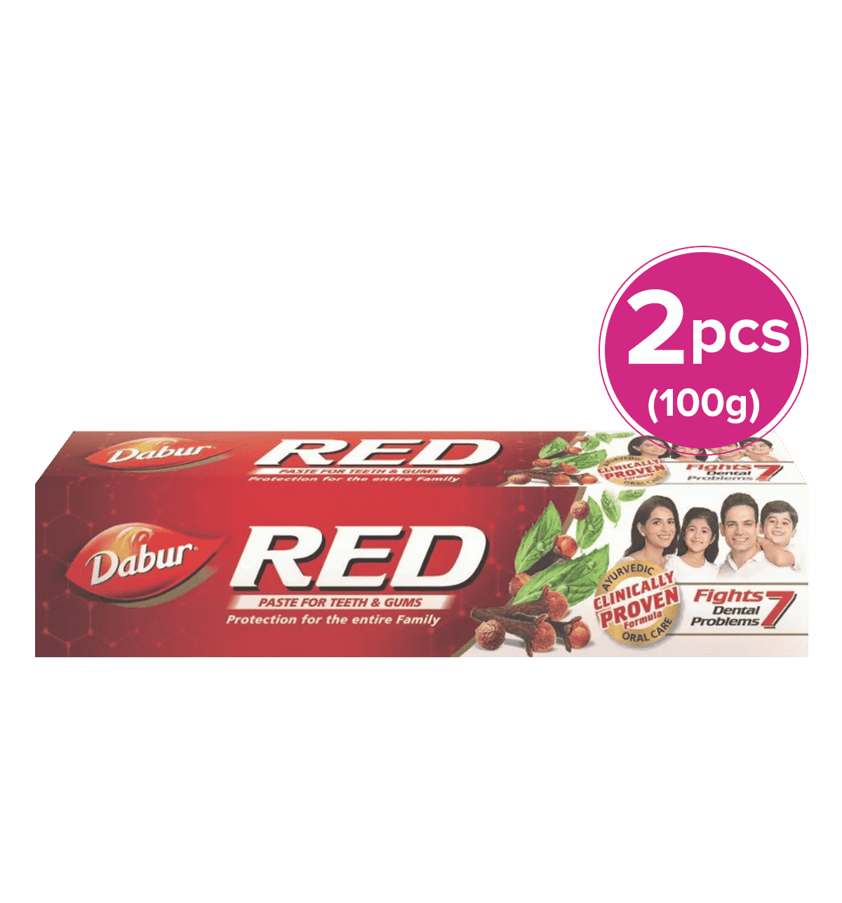Buy Dabur Dabur Red Toothpaste Ayurvedic Paste 2 pieces Online At Rs ...
