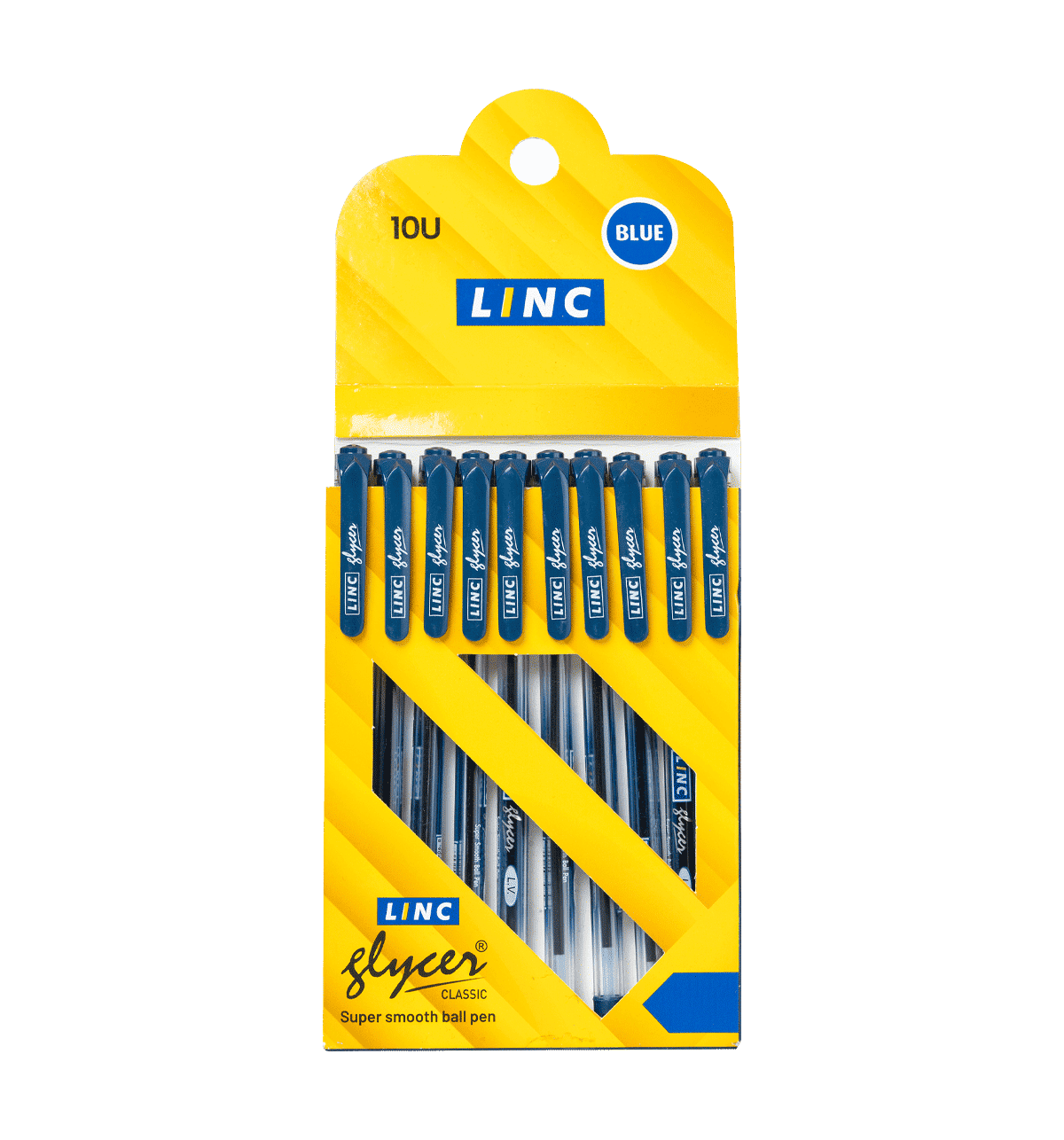 Buy Linc Linc Glycer Blue Ink Ball Pen 10 pieces Online At Rs. 100 ...