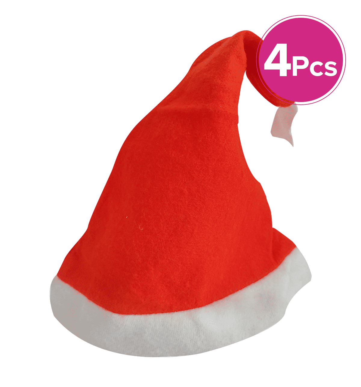 Buy Star Ever White Star Ever White Santa Clause Cap 4 pieces Online At ...