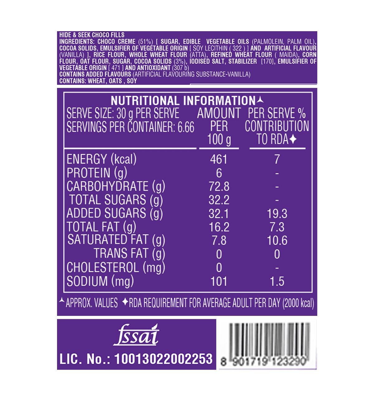 Buy Parle Hide & Seek Choco Fills undefined Online At Rs. undefined ...