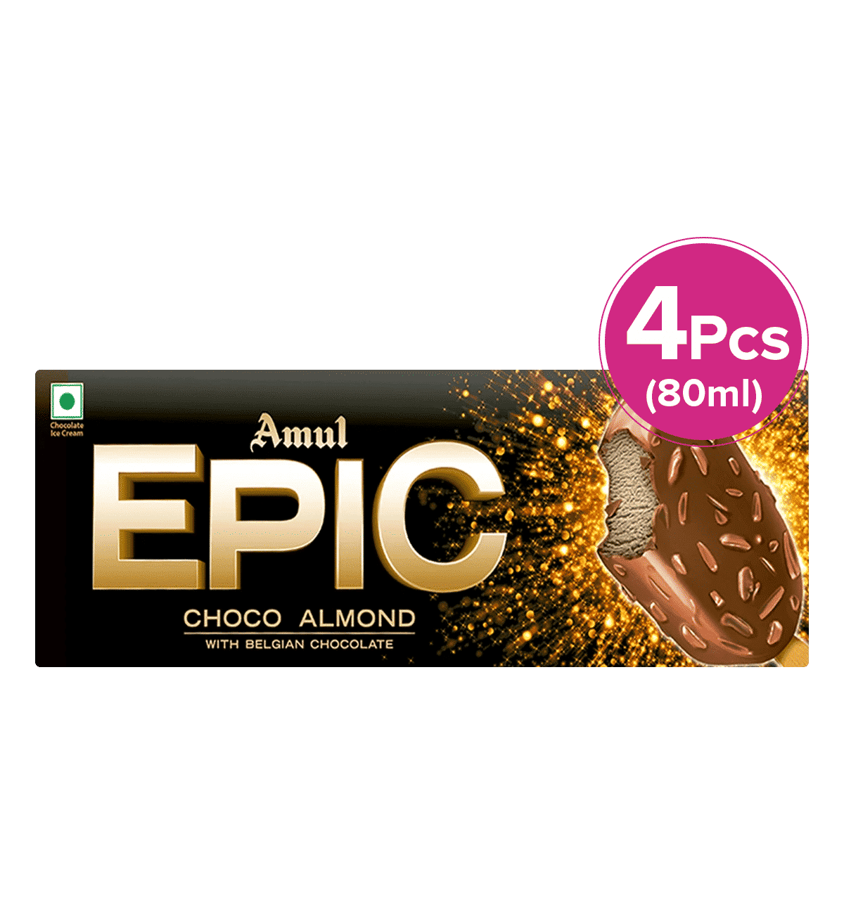 Buy Amul Epic Choco Almond Ice Cream Box undefined Online At Rs ...