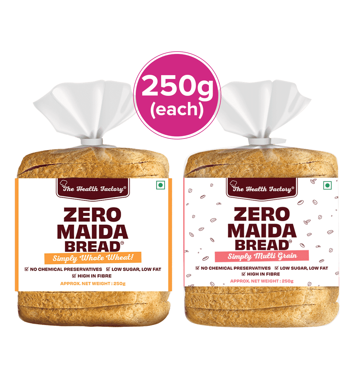 Buy Thf Zero Maida Simply Whole Wheat Bread & Zero Maida Simply ...