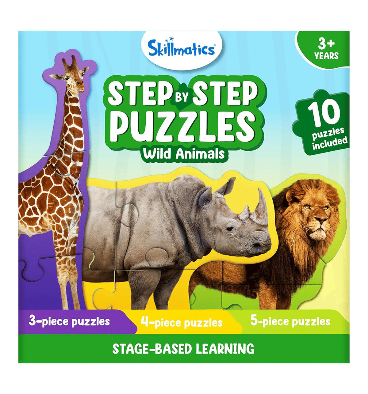 Buy Skillmatics Skillmatics Step By Step Puzzles - Wild Animals 1 pack ...