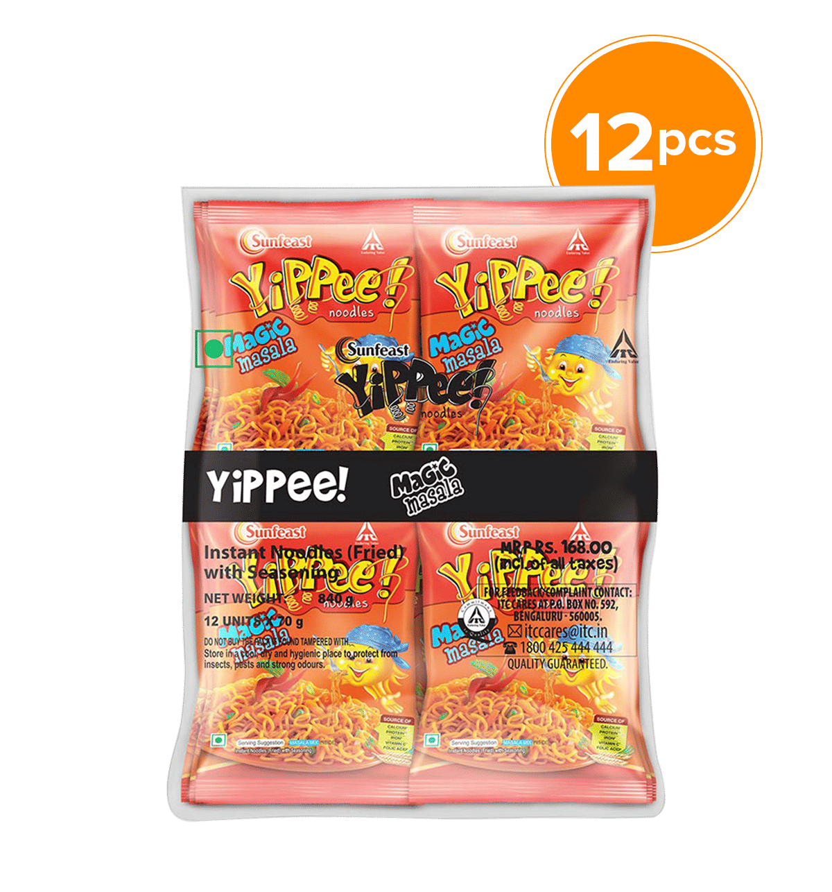Buy Sunfeast Yippee Sunfeast Yippee Magic Masala Noodles 840 g Online ...