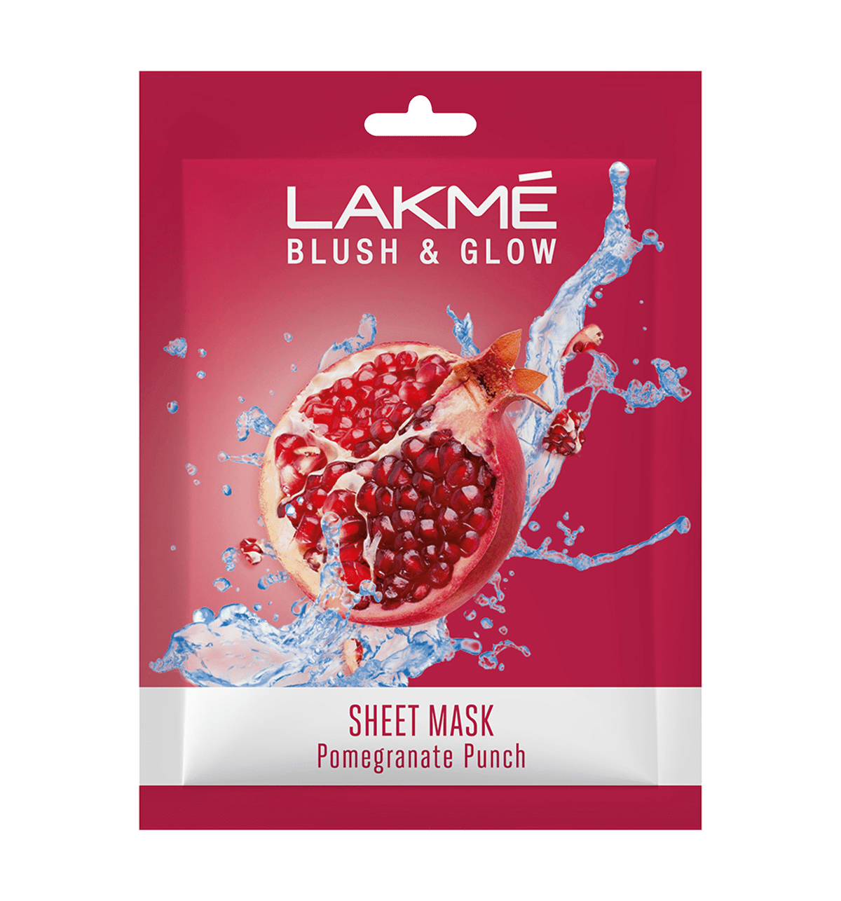Buy Lakme Lakme Blush & Glow Pomegranate Sheet Mask 1 Piece Online At Rs. 100 | Instant Delivery