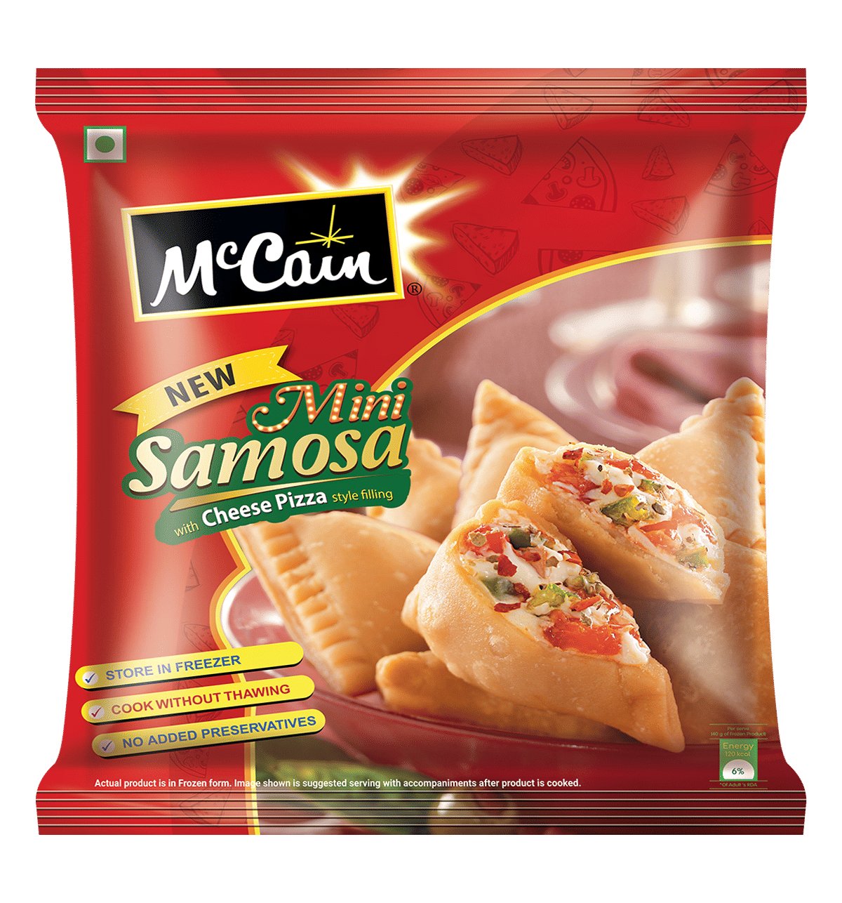 Buy Mccain Mccain Cheese Pizza Mini Samosa 2 pieces Online At Rs. 310 ...