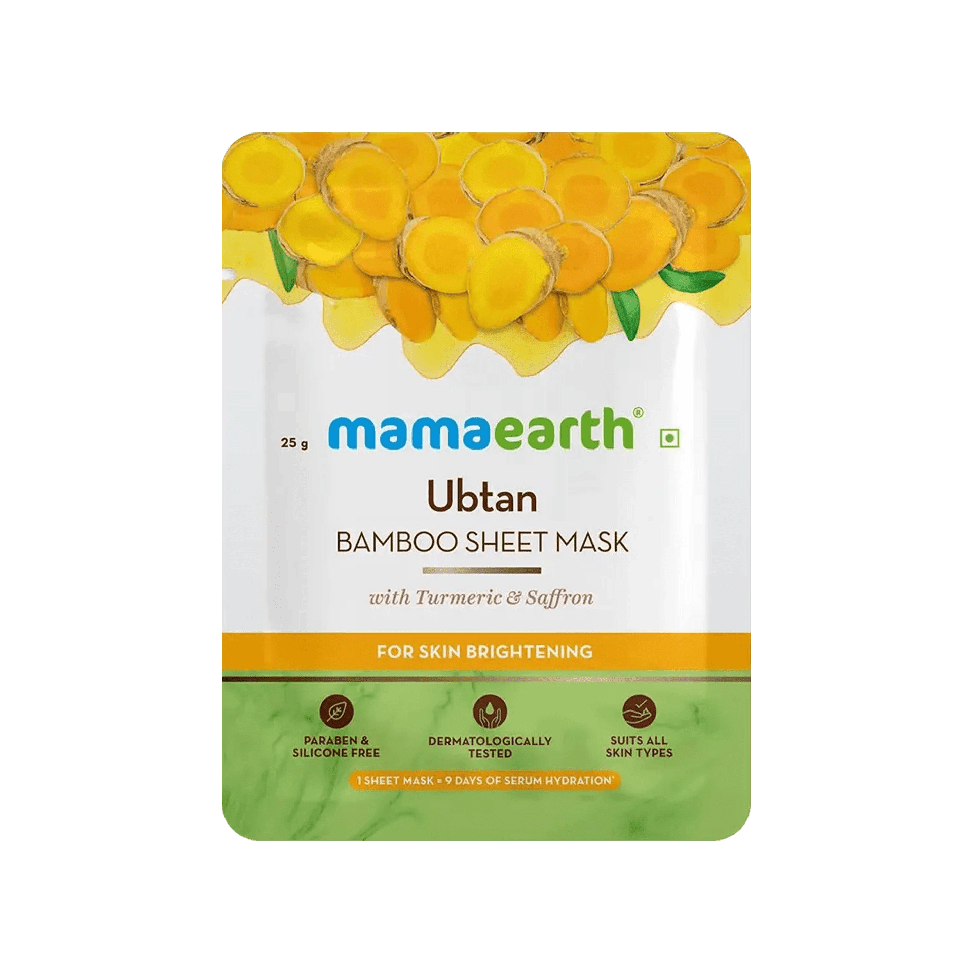 Buy Mamaearth Mamaearth Ubtan Bamboo Sheet Mask 1 Piece Online At Rs ...