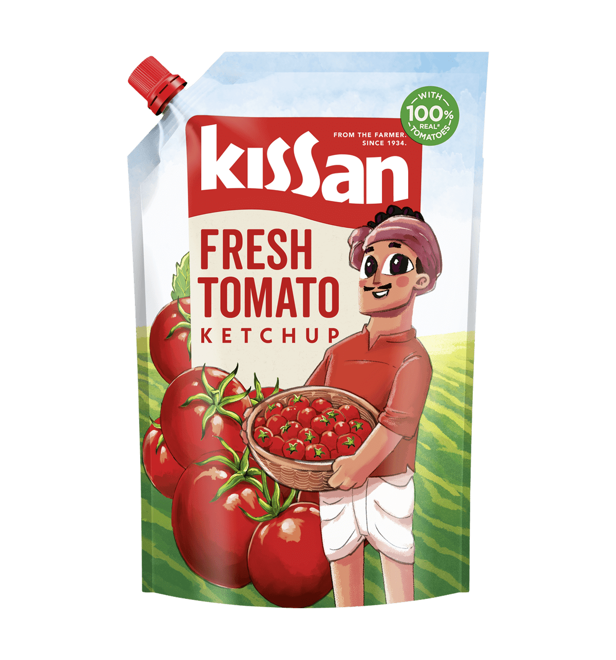 Buy Kissan Fresh Tomato Ketchup Doy Online (850 g) At Best Price