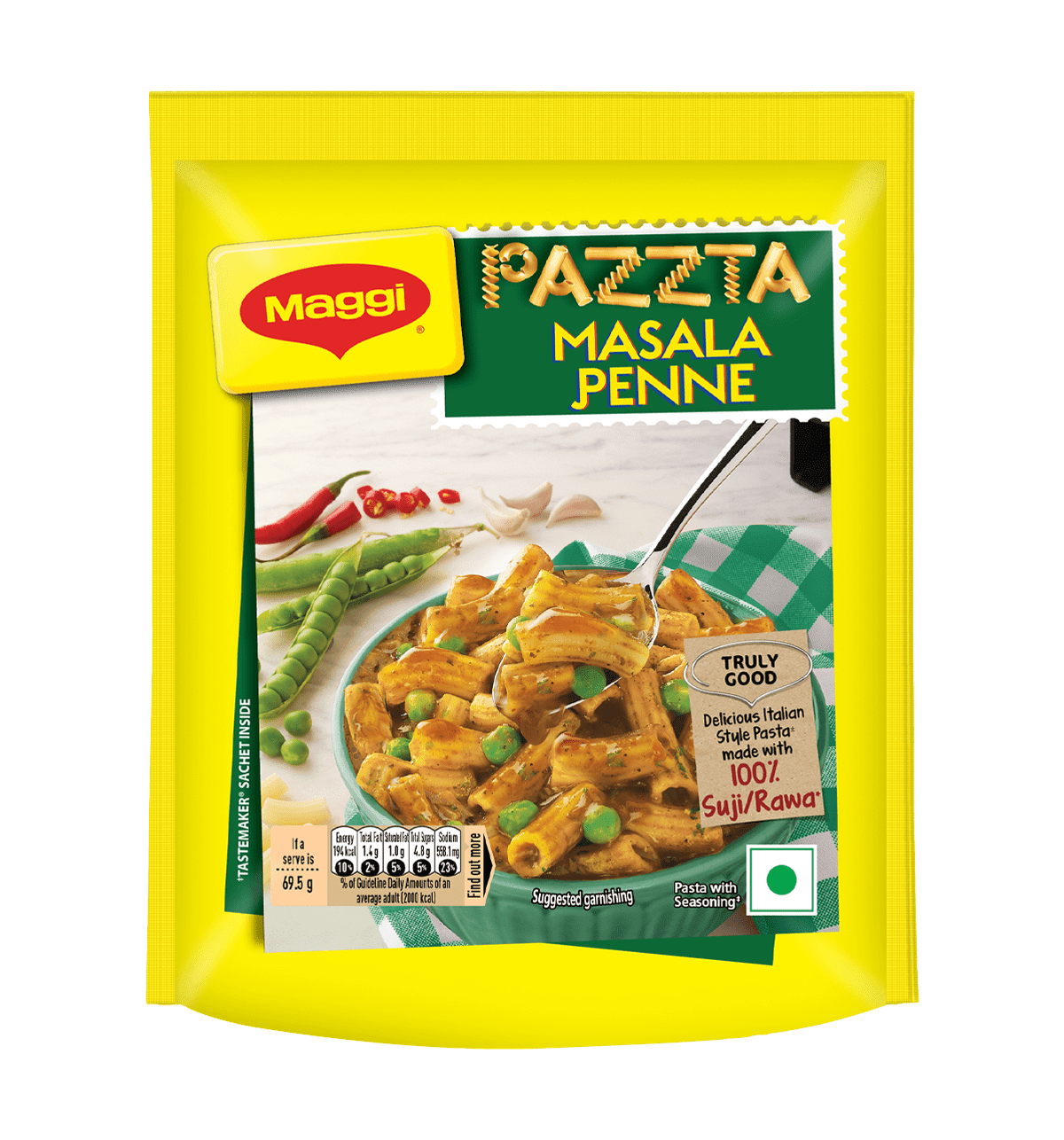 Buy Maggi Maggi Pazzta Instant Pasta Masala Penne 69.5 g Online At Rs ...