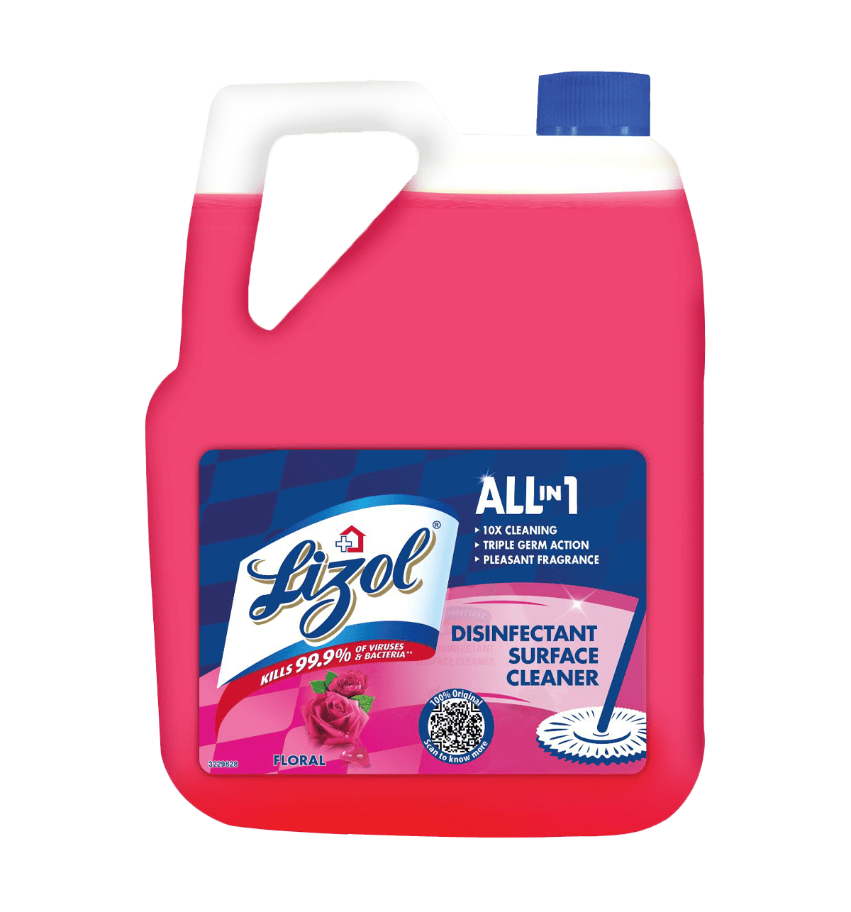 Buy Lizol Lizol All in 1 Disinfectant Surface Cleaner (Floral) 5 L ...