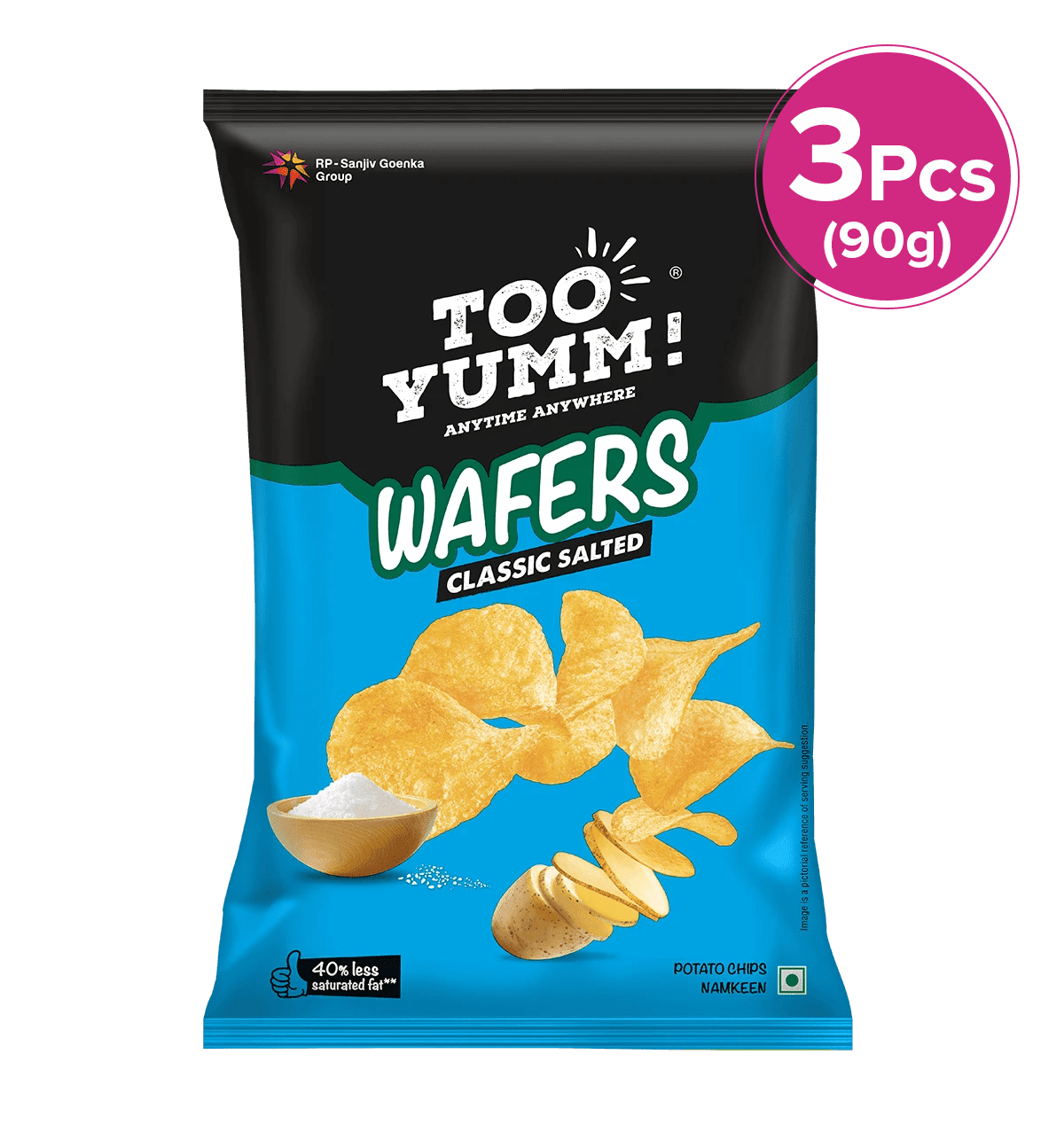 Buy Too Yumm! Too Yumm! Wafers Classic Salted 3 pieces Online At Rs ...