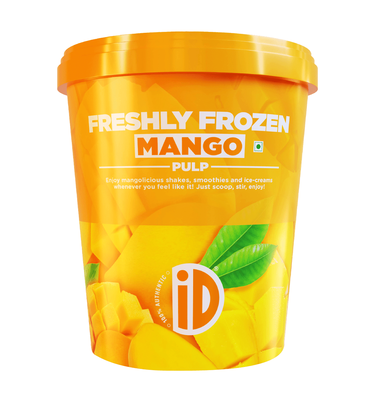 Buy iD Fresh iD Fresh Freshly Frozen Mango Pulp 500 ml Online At Rs ...