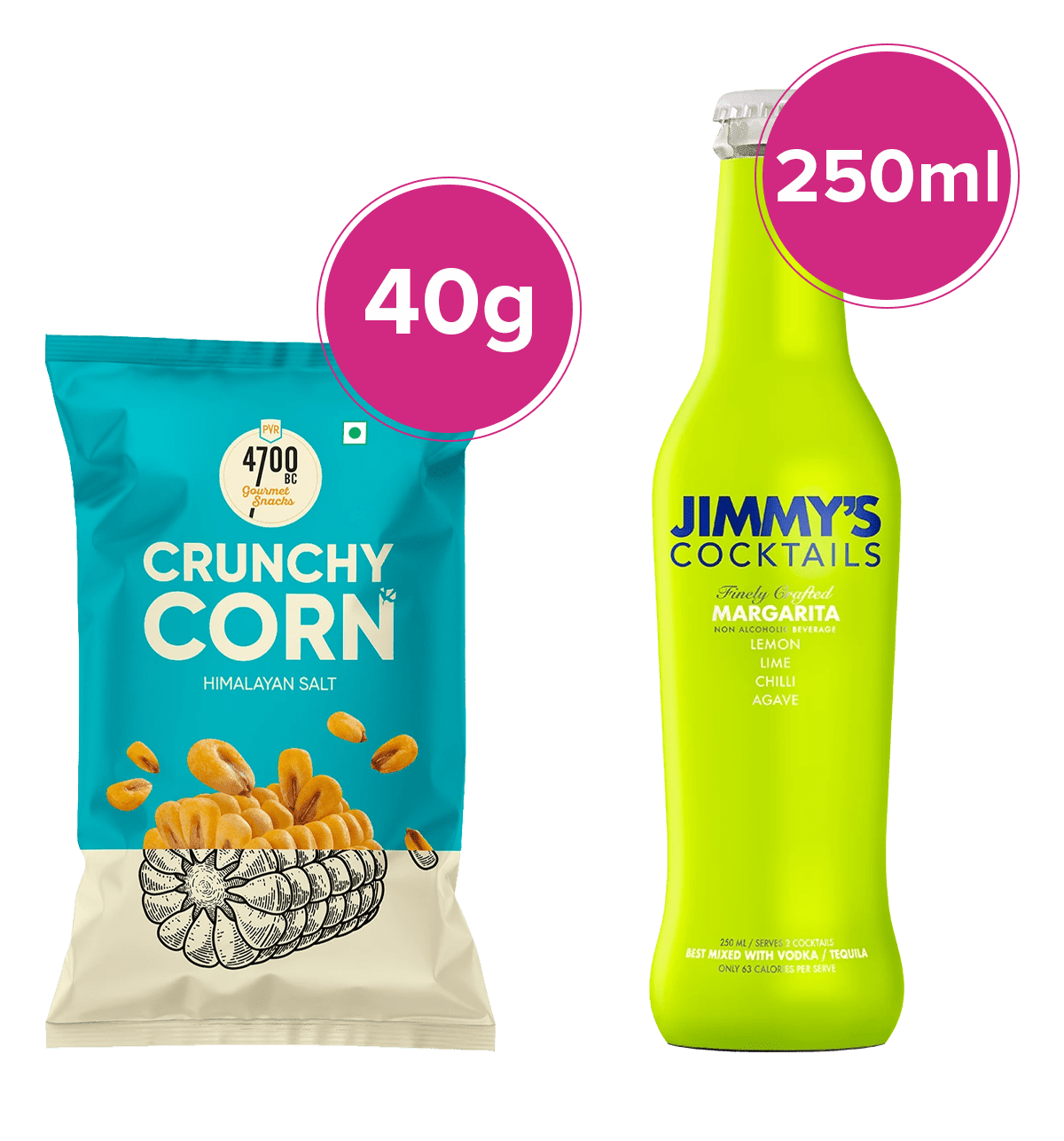 Buy 4700BC 4700BC Crunchy Corn Himalayan Salt & Jimmy's Cocktails ...