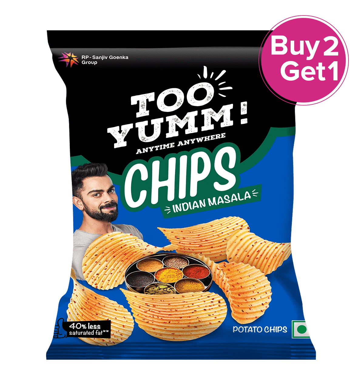 Buy Too Yumm! Too Yumm! B2G1 Potato Chips - Indian Masala 3 pieces ...